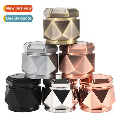 New Cigarette Sharpener Rhombus 63mm Zinc Alloy 4-Layer Mult