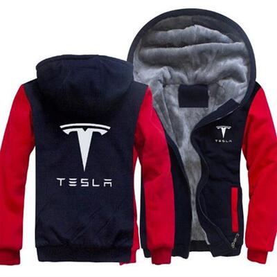 Tesla car logo 2018 new printing fashi padded thickened hood