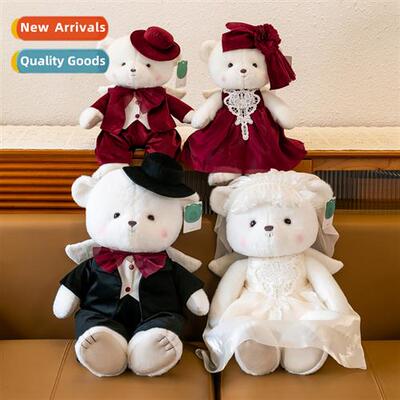 Wedding couple bear doll a pair  teddy bear plush toys weddi