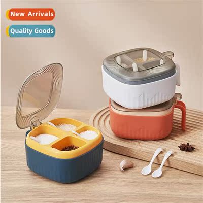 Household all-in-e compartment spice box set kchen MSG seasi