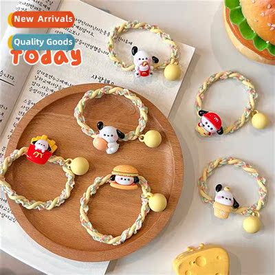 Cute carto creamy yellow puppy  b  accessories sweet  fresh