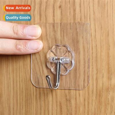 Hooks adhesive wall hanging coat hooks no punch sticky hooks