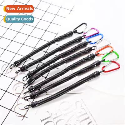 Mountaineering buckle lose h rope anti-loss elastic rope mul