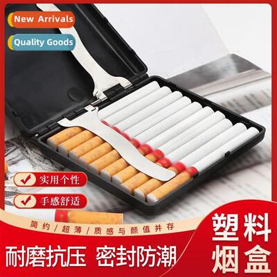 New ABS ultra-thin  20 clip cigarette case plastic protectiv