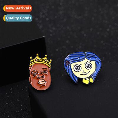 Metal ghost mor brooch alloy carto clos accessories new char