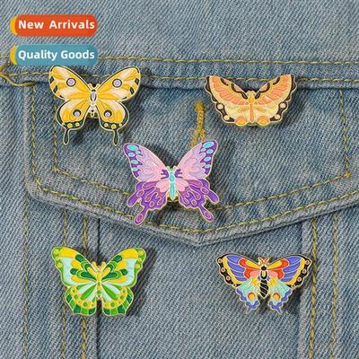 New insects and animals alloy brooch exquise colorful butter