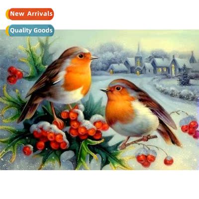 New h-applied full diamd living room animal lscape decorati