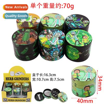 GRINDER Zinc Alloy Full Body UV Color Printing Cigarette Gri