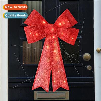 2023 Large Christmas bow Christmas decorations wall decorati