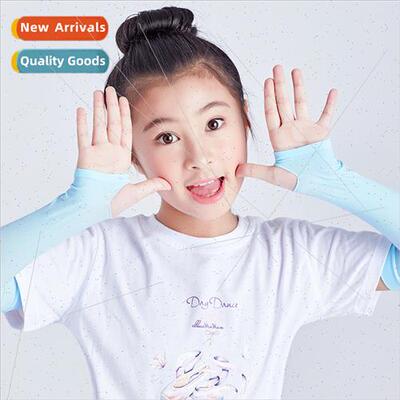 Summer Ice Sleeve Cover Thin Gloves Arm Sleeves Ice lk Child