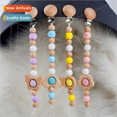 Beechwood Animal Anti Drop Chain Teether Pacifier Chain Beec