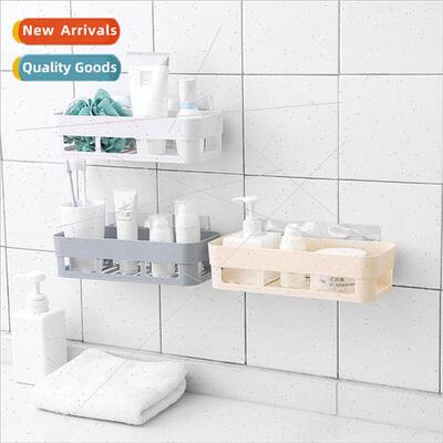 2023 bathroom shelves wall mounted bathroom suction wall toi