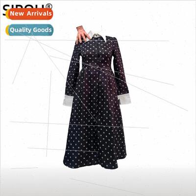 Adams Family Dress Wednesday Black cosplay costume nightgown