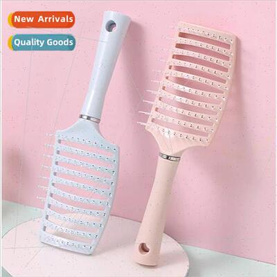 Macaron Big Bend Comb Styling Comb Wide Tooth Comb Cherry Bl