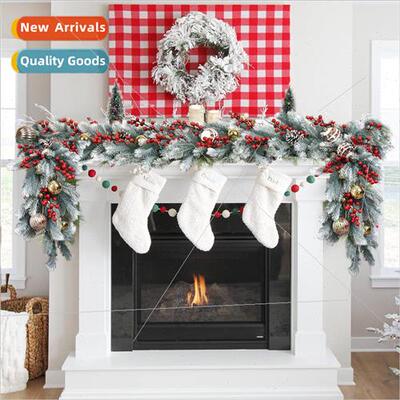 Christmas PE leaves encrypted Christmas rattan simulation Ch