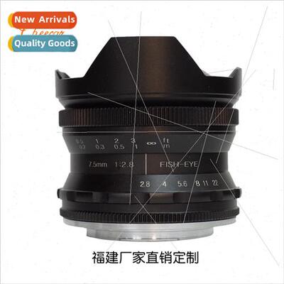 7.5MM F2.8 Fisheye Micro Lens Native FX Mount适用Fuji Camera