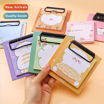 Cartoon board clip note book students cute message sticky no