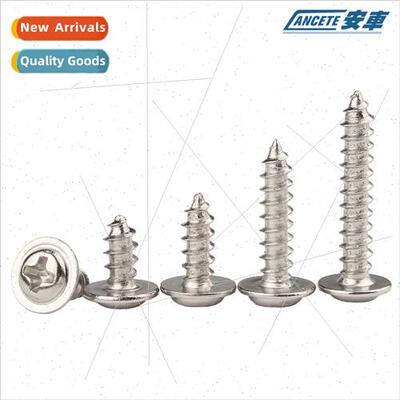 Phillips round head tapping screws wh washers PWA small poin