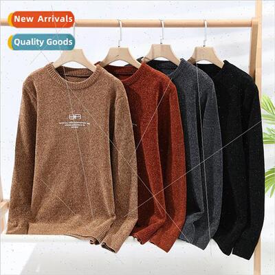 Men 2023 fall winter new knwear youth fashion round neck pul