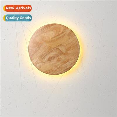 Scandinavian original solid wood bedroom bedside lamp bathro