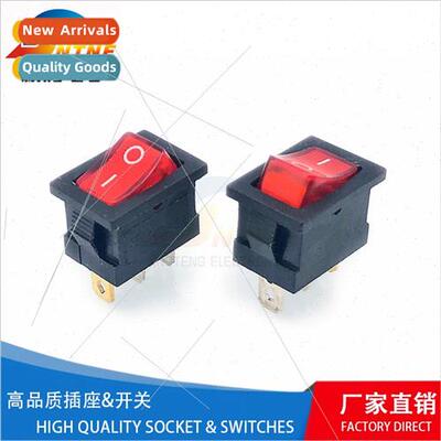 12V 24V Boat Swch 2-Posion 3-Pin wh Red ght KCD1/2-Pin 3-Pin