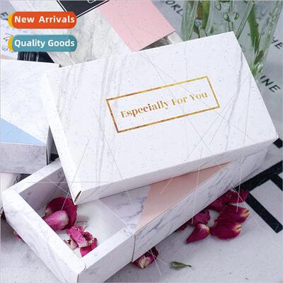 Creative marbled drawer box gift box high-grade companion gi