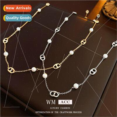 Plating pig nose pearl necklace hundred matching collarbone