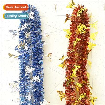 new Christmas e pull flowers 2 meters 5cm wide filament bow