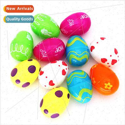 Easter Eggs 4*6cm Plastic Open Eggshell Children DIY Toys Ho