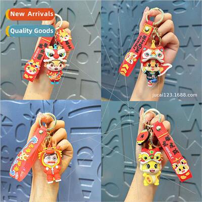 Creative cartoon mascot doll keychain pendant charm backpack