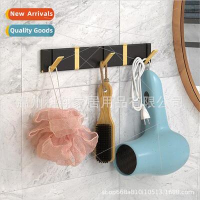 Creative invisible hooks behind door hanging coat rack entry