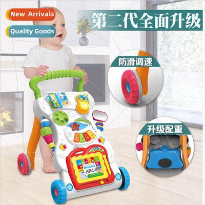 Baby walker multifunctional anti-side-turn anti o-leg walkin