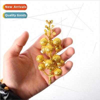 Christmas Decoration 15 Gold Dust Sequins Fru Christmas Tree