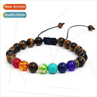 Colorful Stone Beads Volcanic Stone Beads Bracelet Lapis Laz
