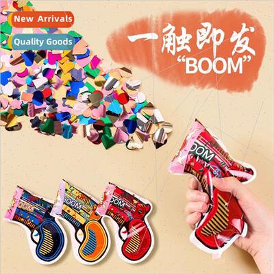 Inflatable flower gun pistol salute small salute handheld ce