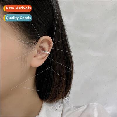 Female ear clips ins cross geometric glter diamonds whout ea