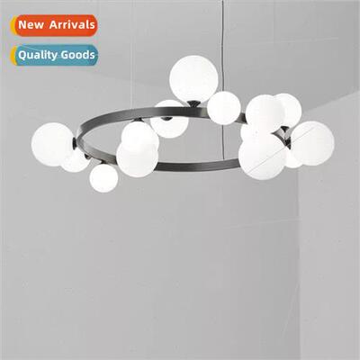 French cream wind magic bean chandelier Scandinavian designe