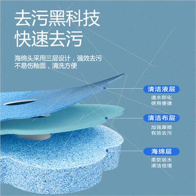 Household bathroom toilet brush wall mounted hole-free toile