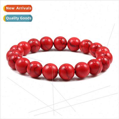 Pure beads fashion turquoise bracelet 10mm charuse beaded br