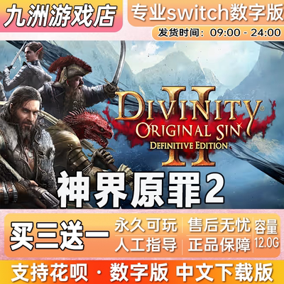 神界原罪2 ns任天堂 switch游戏数字版中文下载版买三送一