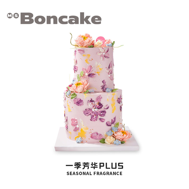茉莉蜜桃纪念日蛋糕券【一季芳华PLUS】北京上海同城送MS BONCAKE_虎窝淘