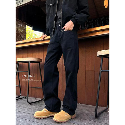 Grinch1928东京衣柜男装npc马切达工作室vintage大码小微喇牛仔裤