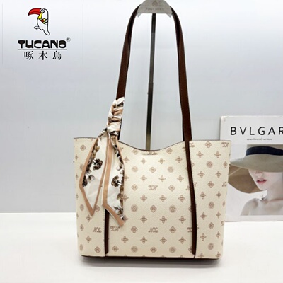 TUCANO/啄木鸟印花托特包潮女包