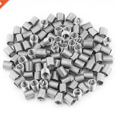 100Pcs M8X1.25X2D Stainless Steel Coiled Wire Insert Set Hel