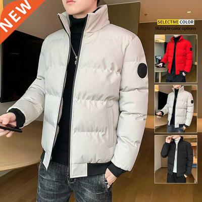 Cotton-Padded Coat Men's Jacket Winter Coat down Cotton Jac