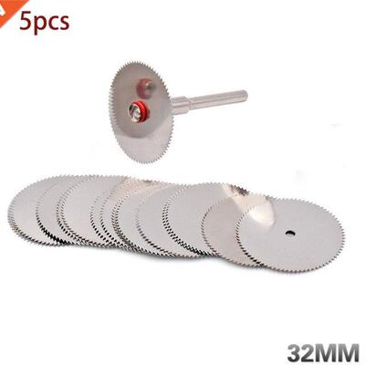 5Pcs/set 32mm Stainless Steel Slice Metal Cutting Disc with