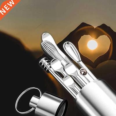 Stainless Steel Ear-picking Spoon Ear-picking Earwax Tool Se