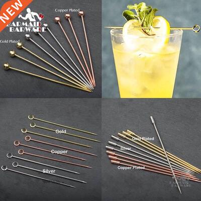 6pcs 10.7cm-11cm Frut Cocktal Pck Stck Stanless Steel B