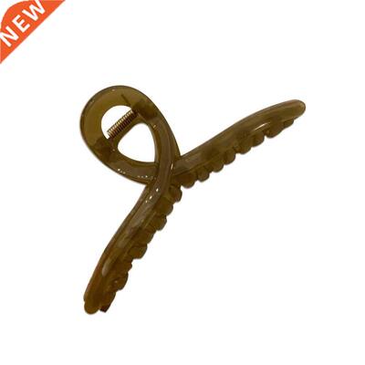 2021 Korean Fashion Resin Grab Clip Large Acetate Hair Clip