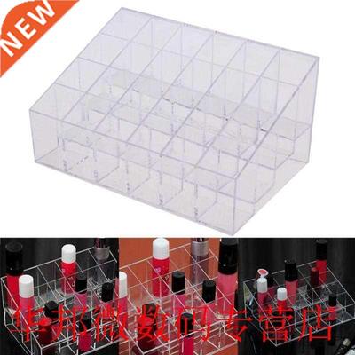 Clear Acrylic 24 Cosmetic Organizer Makeup Case Hder Displ